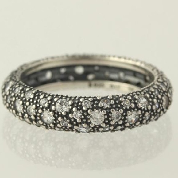 Pandora | Jewelry | Pandora Sterling Silver Cosmic Star Pave | Poshmark